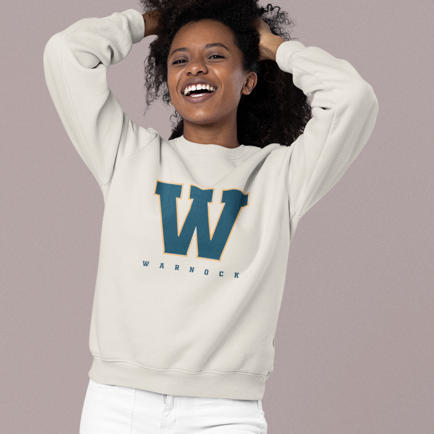 Warnock "W" Crewneck Sweatshirt – Warnock for Georgia